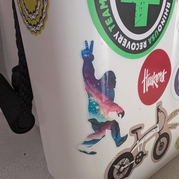 Skeleton Golfing Sticker, Golfer, Golfing, Golf Club, Golf Sticker ...