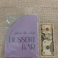 Custom Half Arch Text Acrylic Sign Small Acrylic Business Signs Signage ...