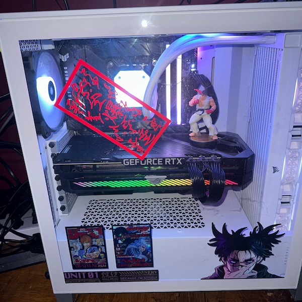 Reflective + Anime Explosive Tags Paperbomb Decals STYLE 1 Oil Slick ...