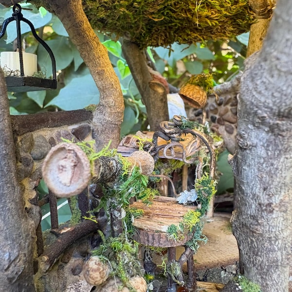 Handcrafted Fairy Astronomer Set: Miniature Telescope & Desk - Etsy