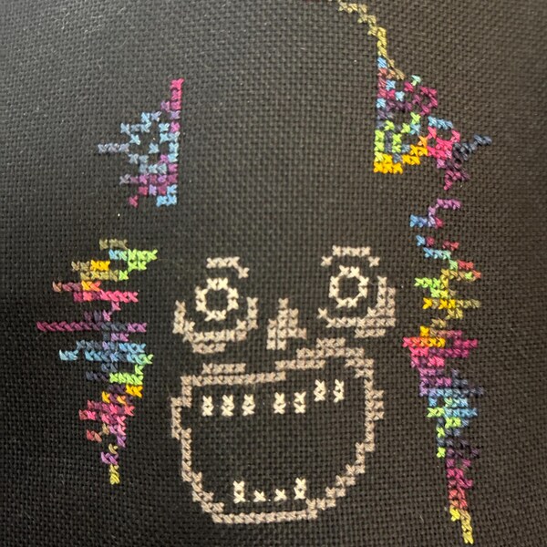 Mini LITTLE PALE GIRL Cross Stitch an Icons of Horror: Terrifier ...