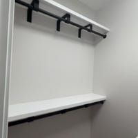 10 Inch Deep X 2 Wide X 1/4 Thick Steel Shelf Bracket, Rustic Shelf ...