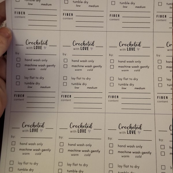 Quilt Care Guide Card, Printable Quilt Wash Guide, Quilt Insert Card ...