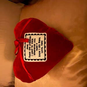 Heart Shaped Memory Pillow Made From a Loved Ones Shirt - Etsy