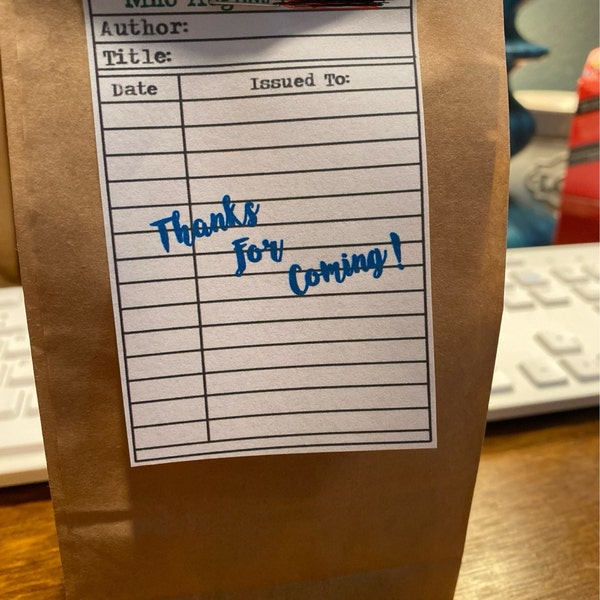 Library Card Printable Instant Download Printable Wild Moonlight Co. - Etsy