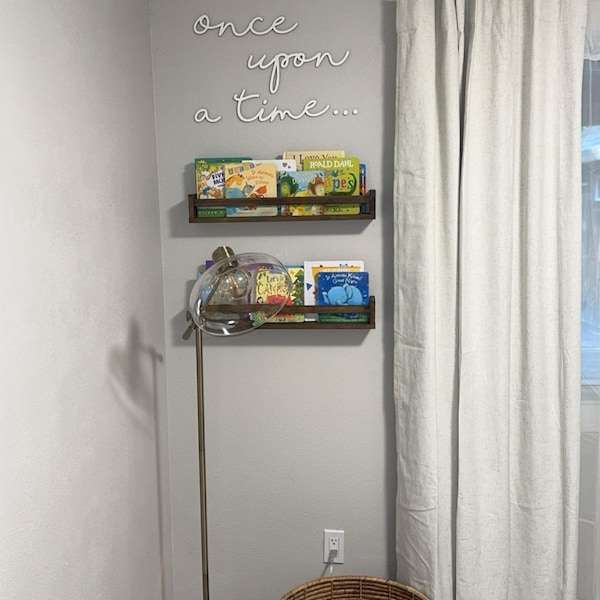 Once Upon a Time Cutout | Kids Bedroom Decor | Nursery Wall Decor - Etsy