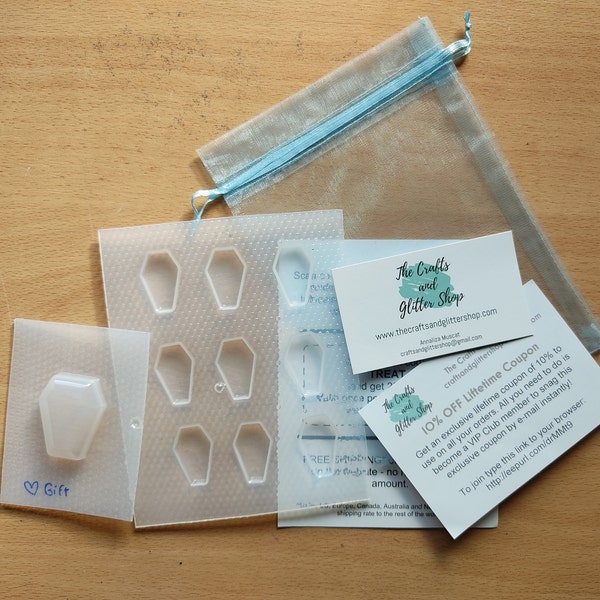 Small Bubble Coffin Resin Mold - Coffins Flexible Plastic Resin Molds ...
