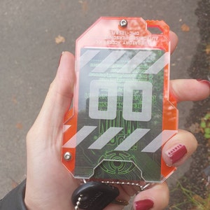 Cyberpunk Keycard Style Card ID Holder - Etsy