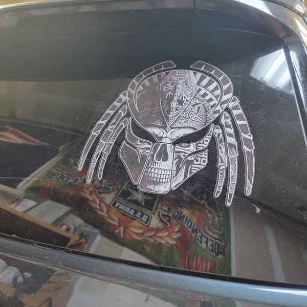 Predator Sticker, Predator Decal, Predator Helmet Sticker, Water ...