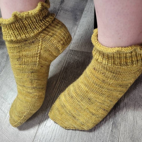 Easy Basic Shorty Sock Knitting Pattern Set - Etsy