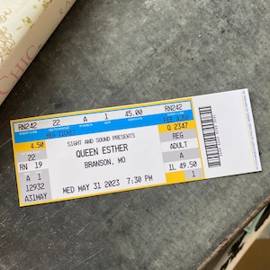 Fake 'ticketmaster' Concert/party Ticket Template Download ILLUSTRATOR ...