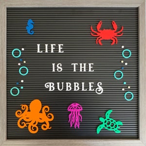 Sea Animals Icon Set Letterboard Animals Sea Animals Sea - Etsy