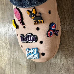 Purple Shoe Charms for Your Crocs, Croc Compatible Shoe Charms, Evil ...