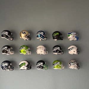 Mini Football Helmet Wall Hanger Mount - Etsy