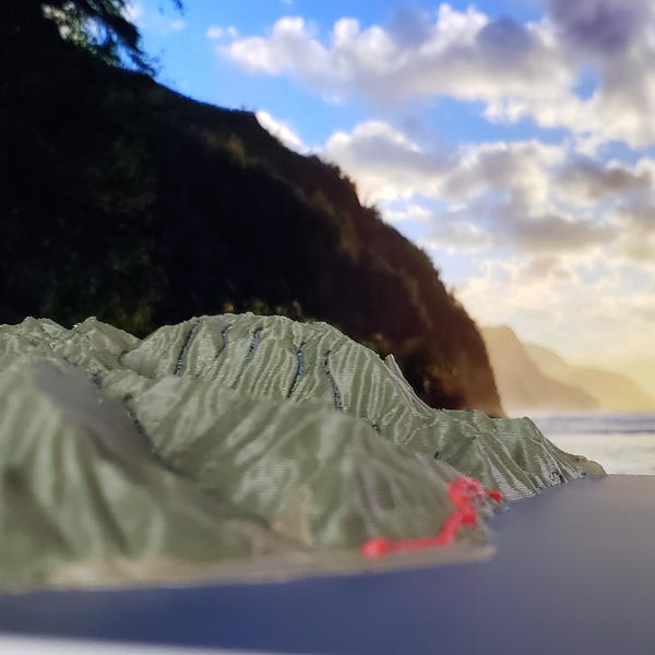 Kepler Track 3D Map | Hiking Trail Map Wall Art | Fiordland National ...