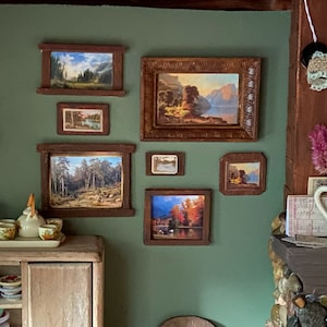 Miniature Framed Paintings MINIATURE LANDSCAPE MASTERPIECES Instant ...