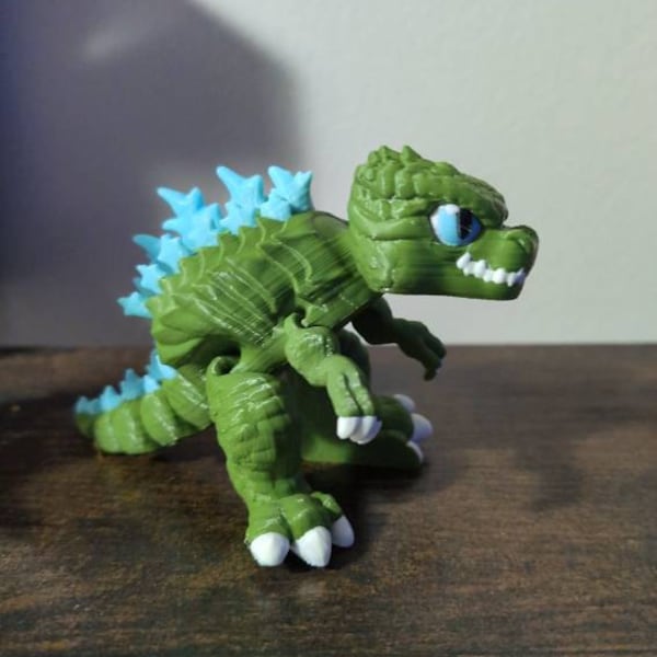Flexi Godzilla - 3D Printed - Etsy