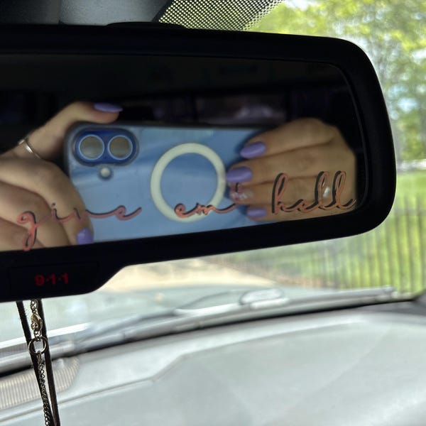 Howdy Darlin' Vinyl Car Decal|rear View Mirror Decal|cute Western ...