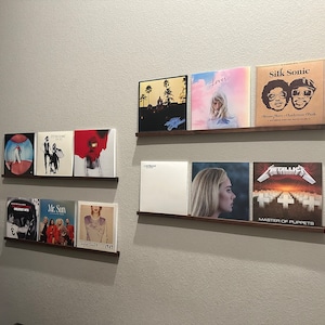 Floating Record Shelf Vinyl Floating Shelf Vinyl Storage - Etsy