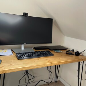 Westerton Rustic Hand Built Monitor Shelf Stand Reclaimed | Etsy