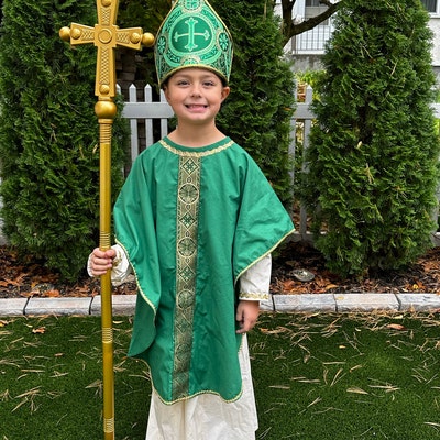 Boy Sz 7-10 Custom Saint Patrick Costume for All Saints Day - Etsy