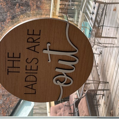 Stepping Out Sign / Be Back Soon Sign / Business Decor / Small - Etsy