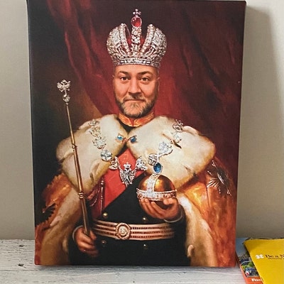 Custom Royal Portrait for Him, Historical Portrait, Renaissance ...