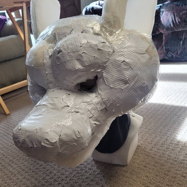 DIGITAL Manokit Foam Head Base Pattern/template for Fursuits - PDF ...