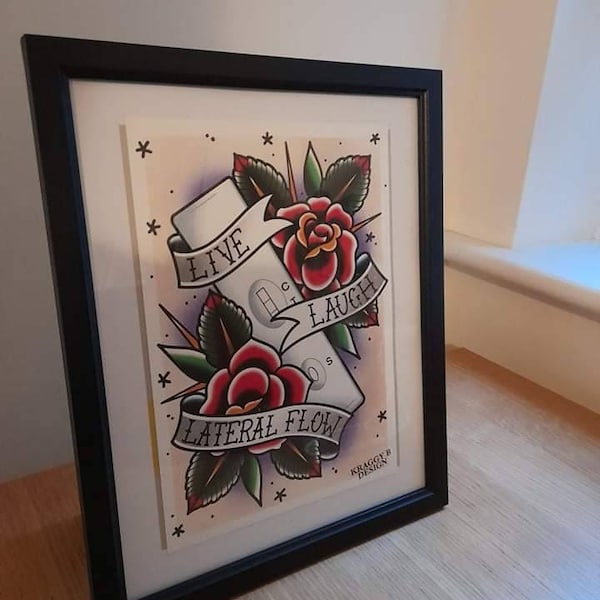 Mean Girls Traditional Tattoo Flash Sheet Tattoo Print Gift Tattoo Wall ...