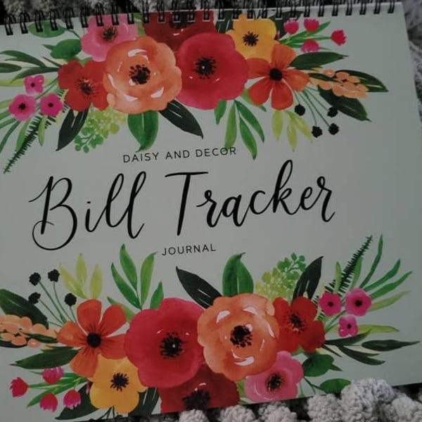 Bill Tracker Journal Pay Bills on Time Bill Tracker™ Journal Budget ...