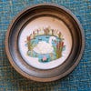 Berlin Blue Round Frame, Round Picture Frame, Embroidery Frame, Circle ...