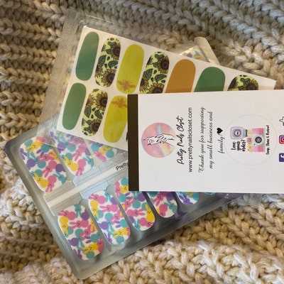 Happy Birthday Nail Wraps, Nail Polish Strips, Nail Stickers Valentines ...