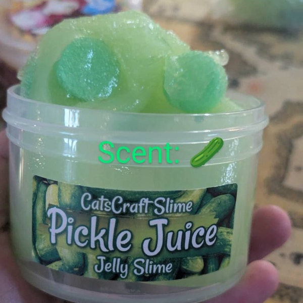 Slushie Slime candy Cauldron SCENTED Purple Crystal Clear Slushee Bead ...