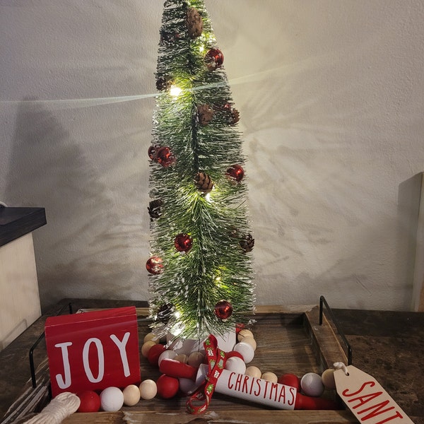 Christmas Decor Bundle, Set of 3, Christmas Tiered Tray, Christmas ...