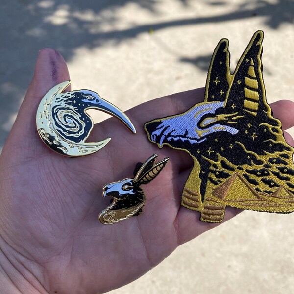 Ram Skull Enamel Pin - “ Imbris” Skull Pin, Ram Pin, Ram Enamel Pin ...