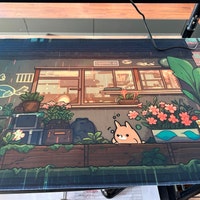 Mountain Sunset Desk Mat: Romantic Scenery With Warm Tones - Etsy