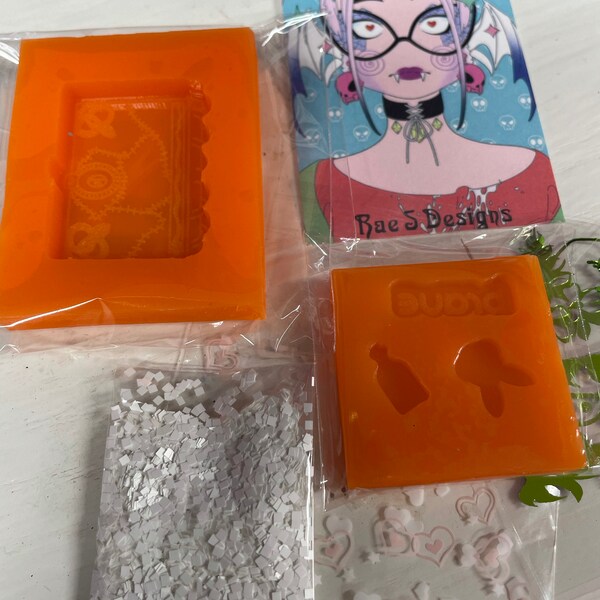 Book of Spells Silicone Resing Casting Mold - Etsy