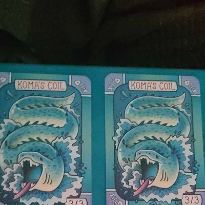 5 Koma's Coil Tokens for Magic the Gathering - Etsy