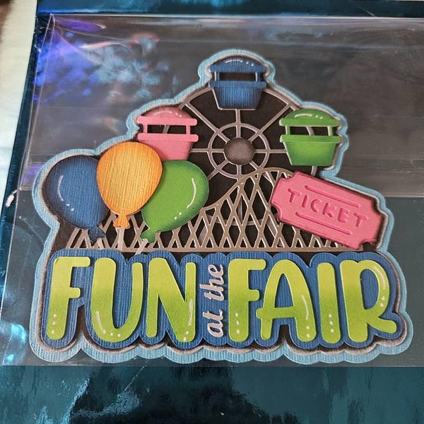 Fun at the Fair Die Cut, Fun at the Fair Paper Piecing, Fun at the Fair ...
