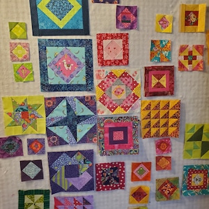 Barn Star Sampler Quilt Pattern Adaption QUILT ALONG Booklet Paper ...