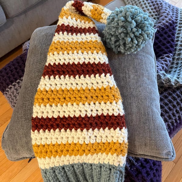 CROCHET PATTERN Braided Fishtail Toque / Pdf Digital Download / Cabled ...