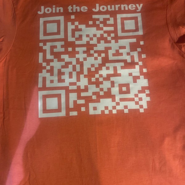 Custom QR Code Shirt, Custom Business Logo & QR Shirts Personalized ...