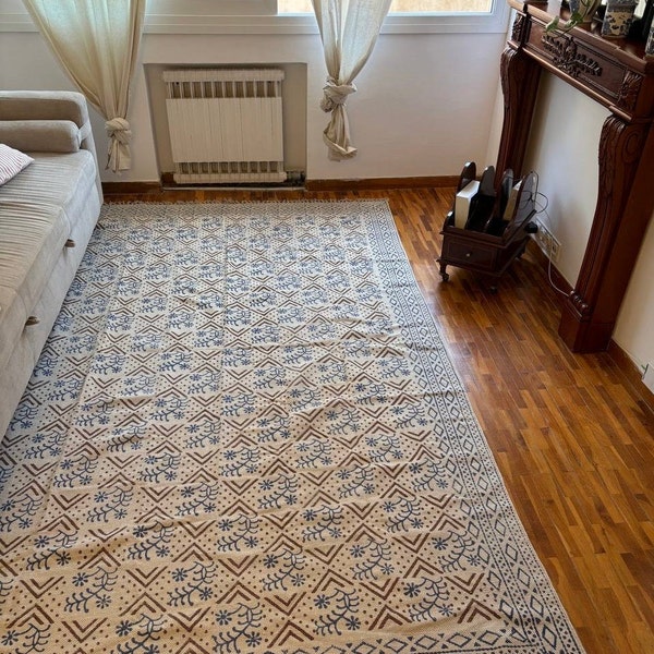 Wool Dark Red and White Modern Stripes Woolen Rug- 100% Handmade Wool ...