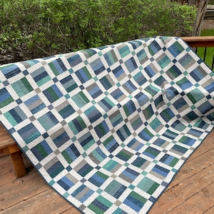 Quilt Pattern for Charm Packs Easy Modern Beginner (Instant Download ...