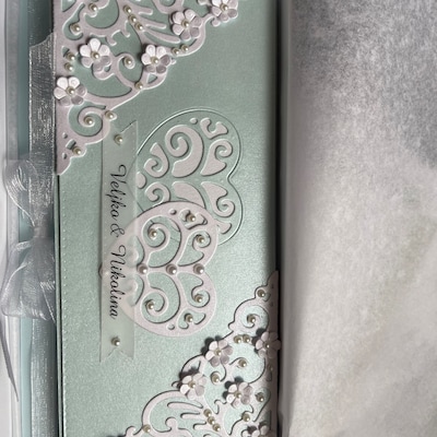 Handmade Wedding Envelope, Wedding Envelope for Money With Flowers ...