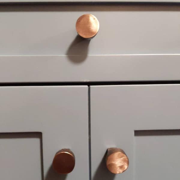 Hand Forged Small Rustic Drawer Knobs Pulls Handles Farmhouse Rustic ...