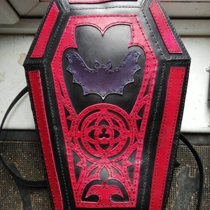 Coffin Backpack Leather Pattern PDF by Leatherhubpatterns - Etsy