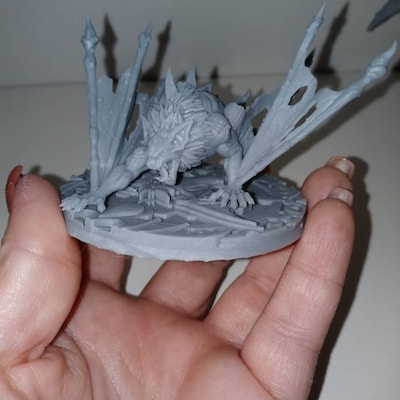 Vampiric Monstrosity Giant Dire Bat 28mm and 32mm Scale Giant Bat ...