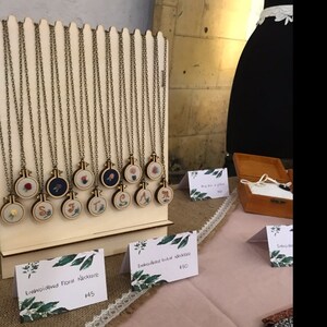 Card display in ply wood easy assemble postcard stand for | Etsy