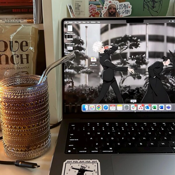 Gojo Satoru Flower Field Sticker Strawberry Flowers JJK Jujutsu Kaisen ...